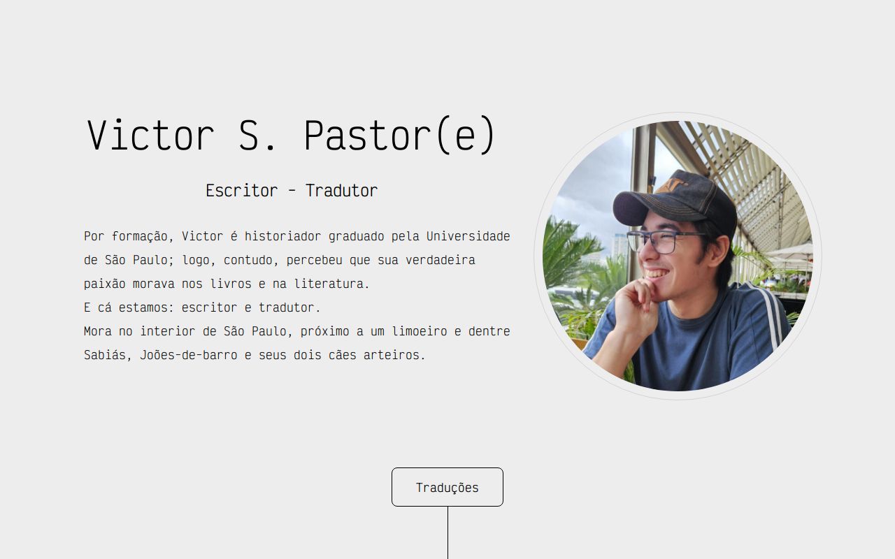 Victor S. Pastor(e) - Escritor e Tradutor